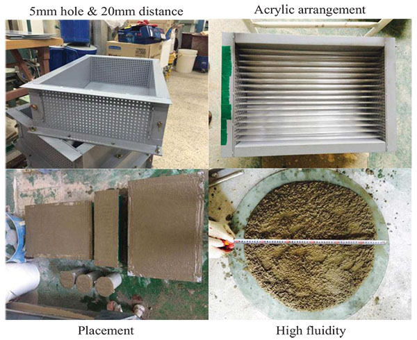 Light Transmitting Lightweight Concrete with Transparent Plastic Bar