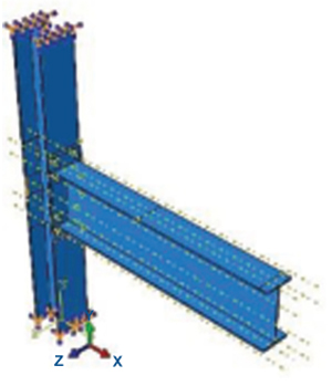 Behavior of Extended End-Plate Steel Beam to Column Connections
